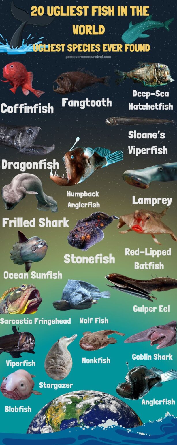 20 Ugliest Fish in the World - Ugliest Species Ever Found